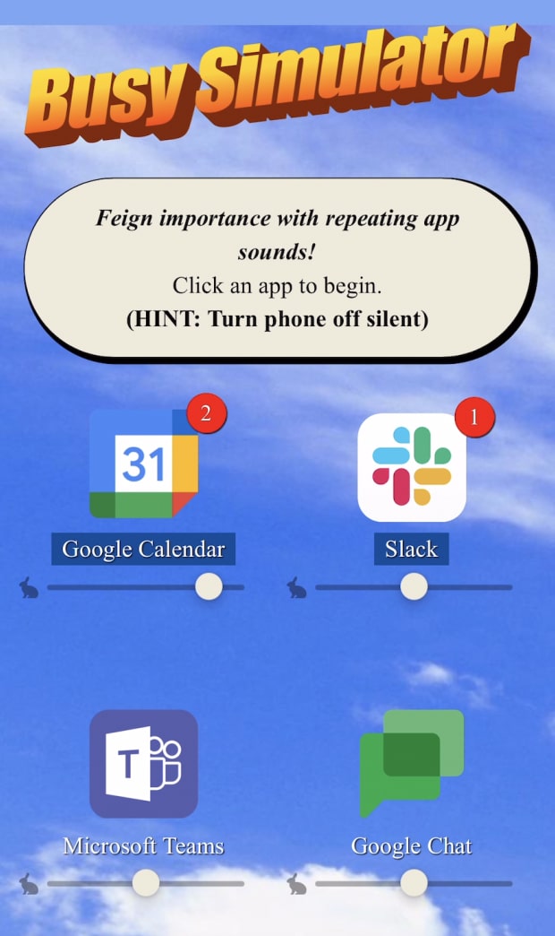 Busy Simulator – Mobile Design Inspiration | Loadmo.re